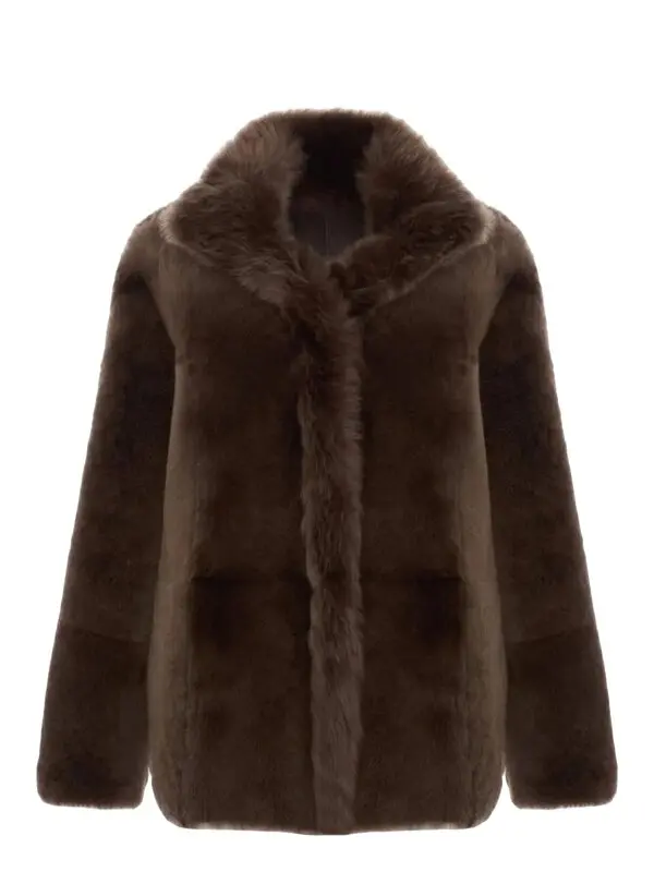 BIGARDINI Synthetic Fur Coat - Brown