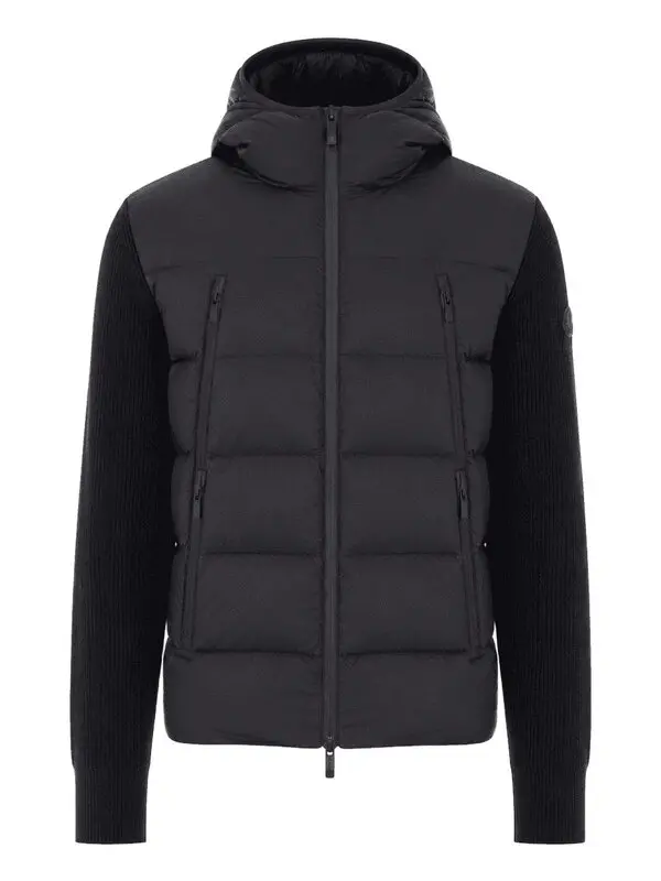 Moncler Logo Padded Cardigan - Black