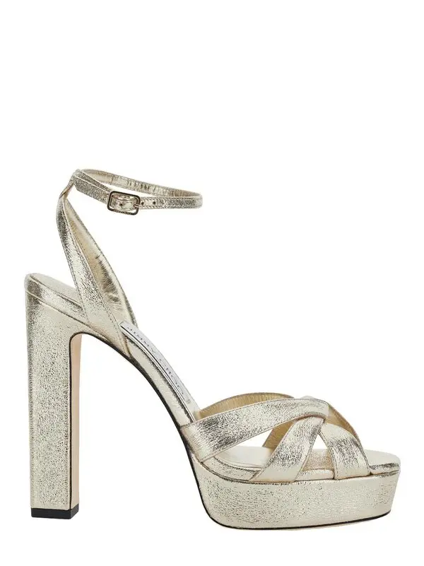 JIMMY CHOO Kove Metallic High Heel Sandals - Multicolor