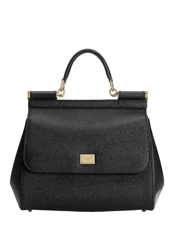Dolce & Gabbana Large Sicily Tote Bag - Black