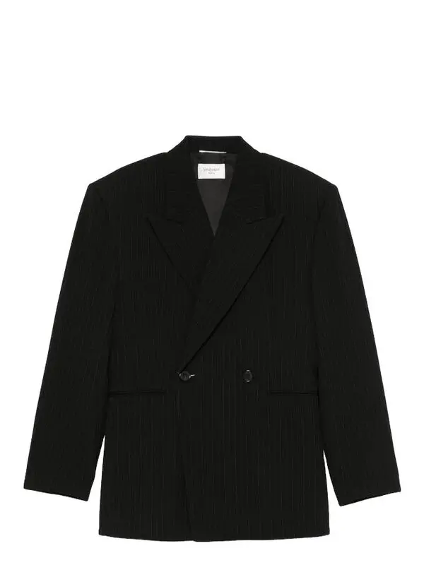 Saint Laurent Jackets Blazers - Black