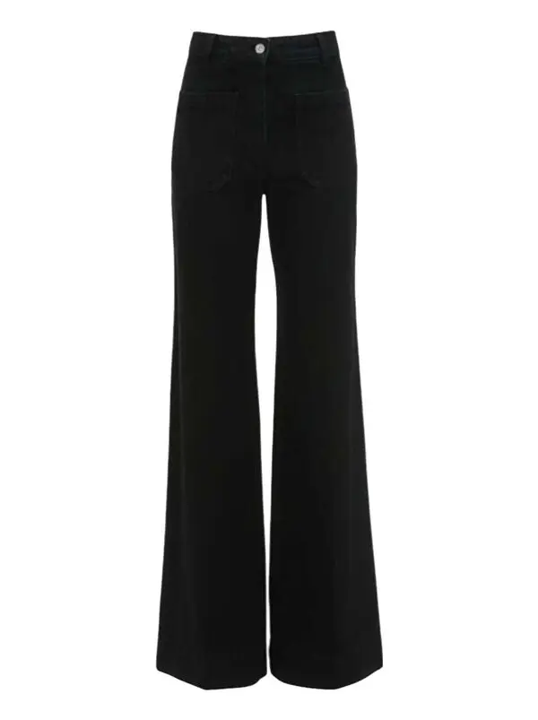Victoria Beckham Alina Jean In Washed - Black