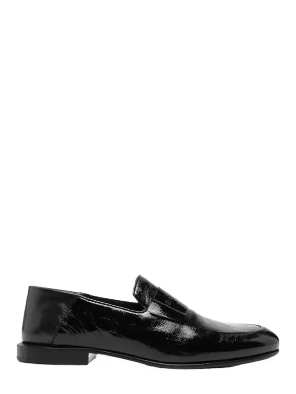 Givenchy Leather Loafers With Logo Plaque - Black