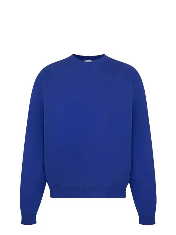 JIL SANDER Long-sleeve Crew-neck Sweatshirt - Blue