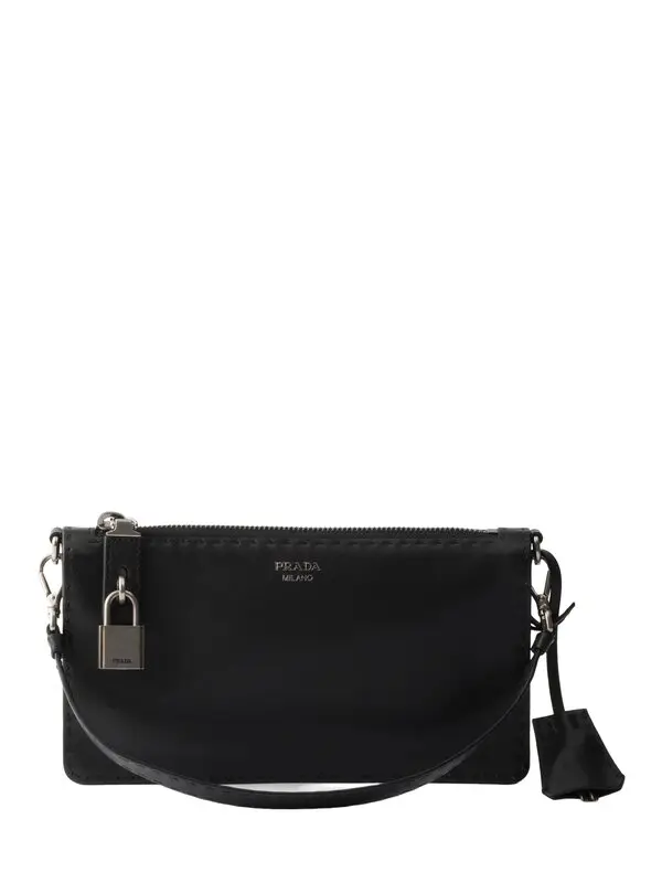 Prada Nappa Leather Pouch - Black