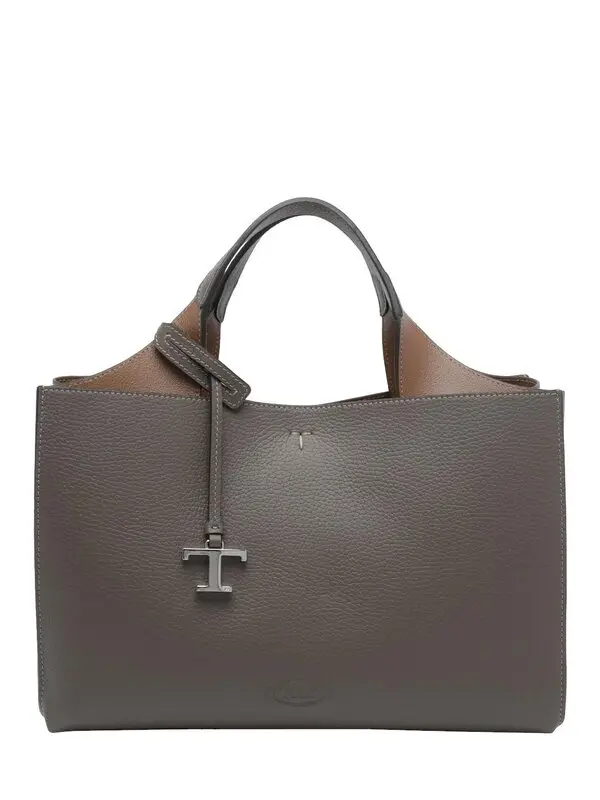 TOD'S Di Reverse Leather Tote Bag - Green