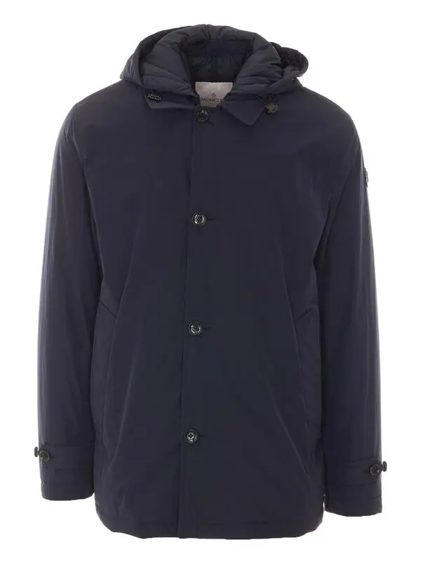 Moncler Everine Short Parka - Blue