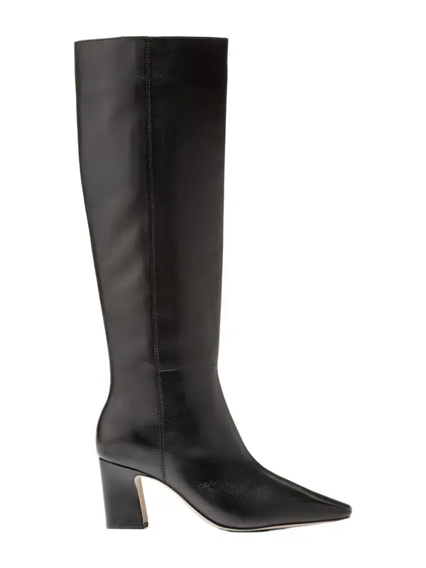 Cole Haan Blanche Snip Toe Tall Boots - Black