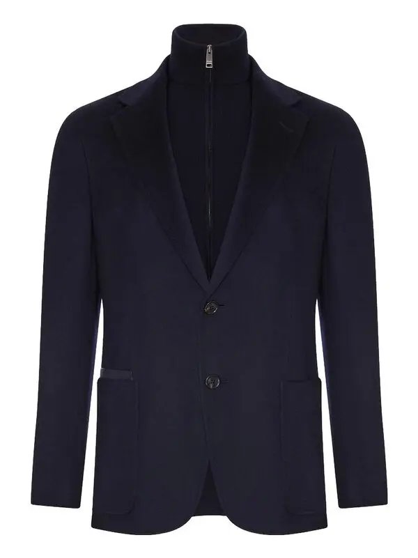 Zegna Cashmere Oasis Jacket - Blue