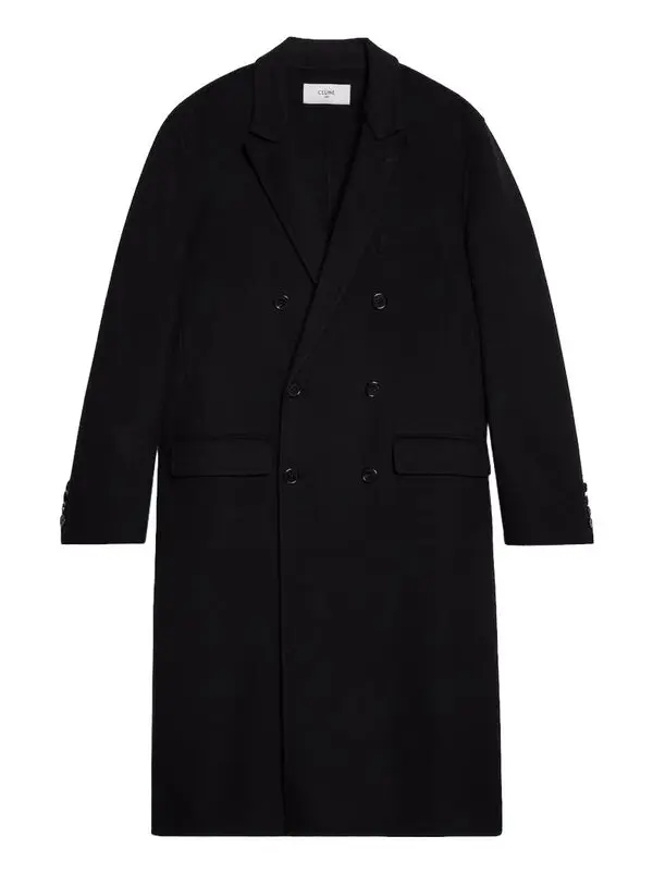 Celine Double-sided Cashmere Coat - Black