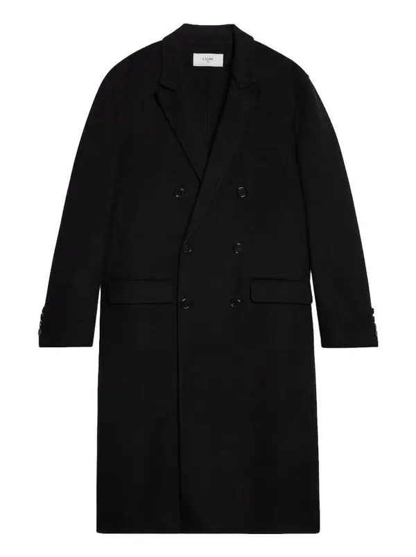 Celine Double-sided Cashmere Coat - Black