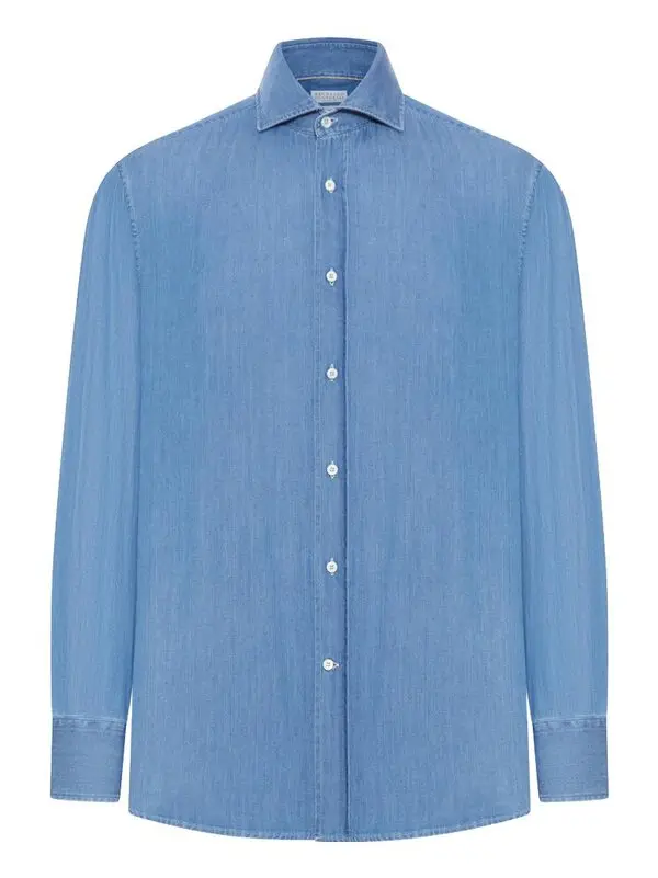 Brunello Cucinelli Medium Denim Shirt - Multicolor