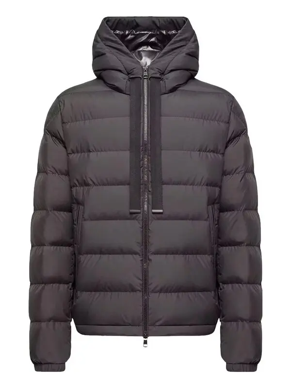 Moncler Zeflor Hooded Puffer Jacket - Black