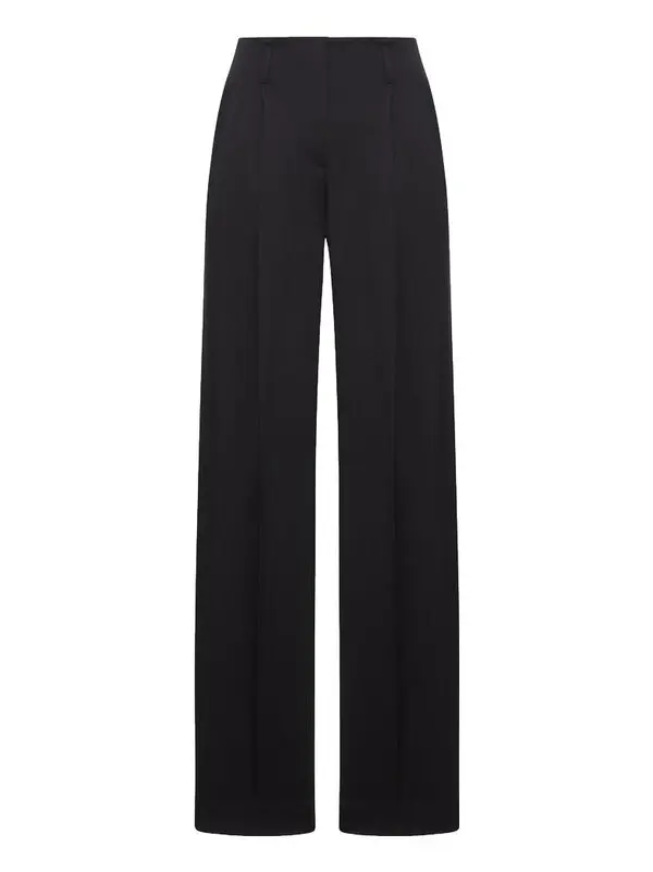 GOLDEN GOOSE Wool Gabardine Trousers - Black
