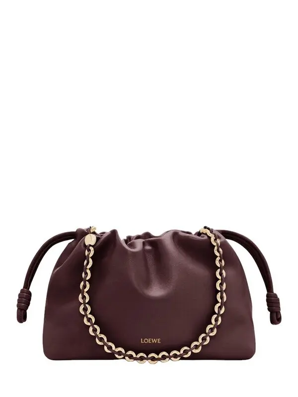 Loewe Medium Flamenco Bag In Soft Lambskin Nappa - Red
