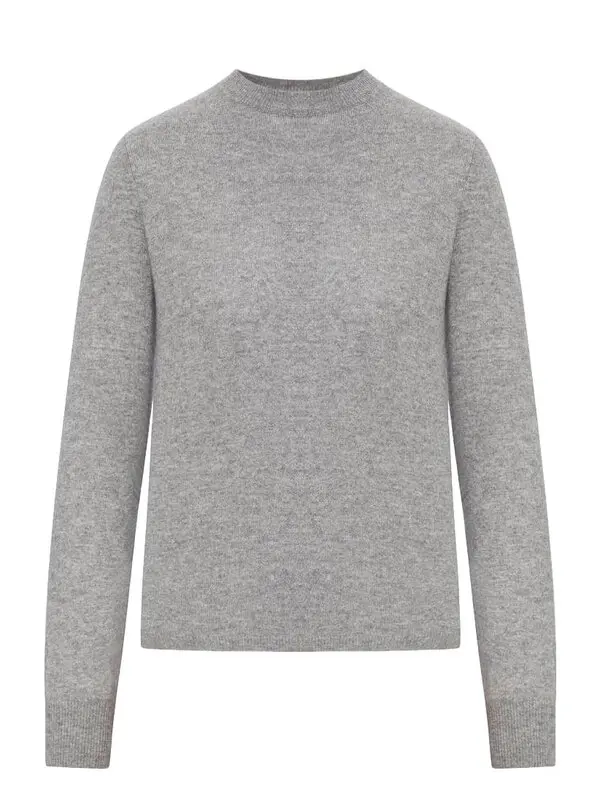 Max Mara Crewneck Cashmere Sweater - Gray