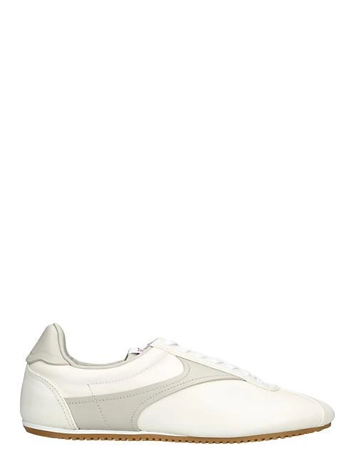 Bottega Veneta Shot Lace-up Leather Trainers - Bone