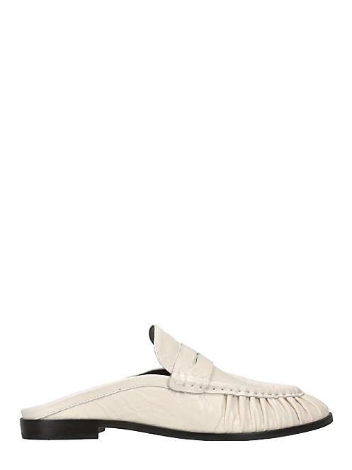 Dolce Vita Betzy Leather Loafers - Cream