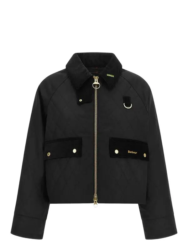 Barbour Icons Quilted Spey Wax Jacket /classic - Black