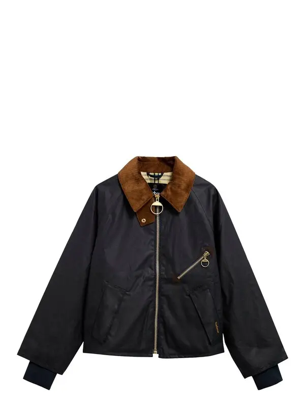 Barbour Arlene Wax Jacket 'navy/ancient - Blue