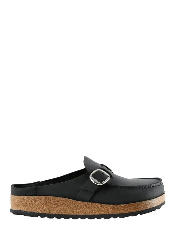 BIRKENSTOCK Wmns Buckley Oiled Leather Sandal - Black