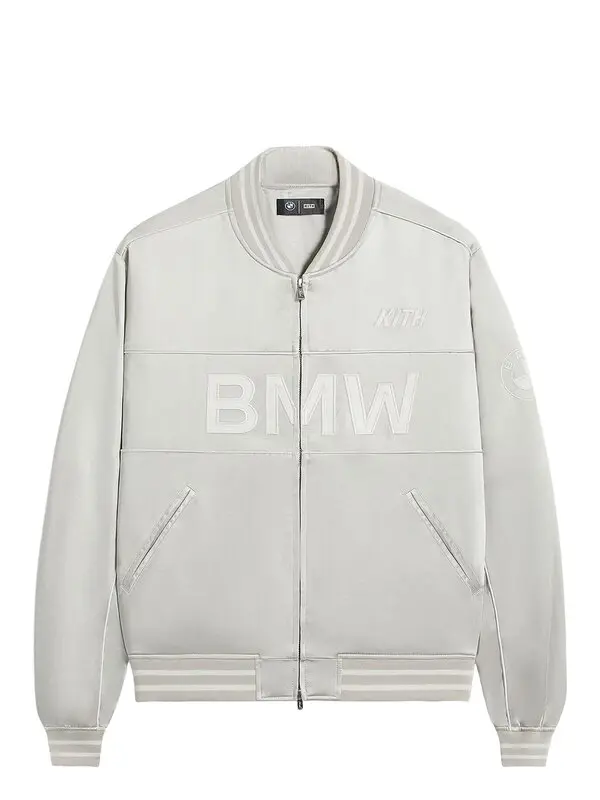 Kith For Bmw Souvenir Moto Jacket 'concrete - Grey