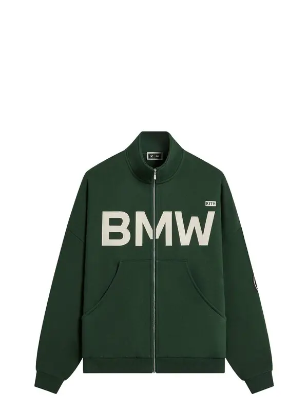 Kith For Bmw Braxton Track Zip 'vitality - Green