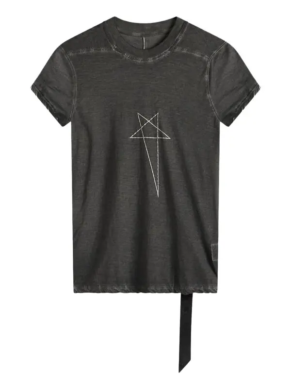 Rick Owens Small Level T-shirt /silver - Black