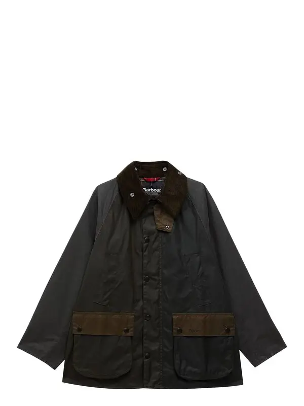 Barbour Patchwork Bedale Wax 'sage/multicolor - Green