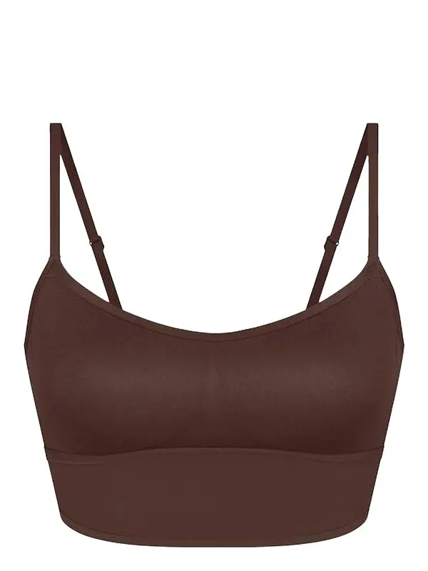 NIKESKIMS Matte Cami Bra Top 'dark Sepia - Brown