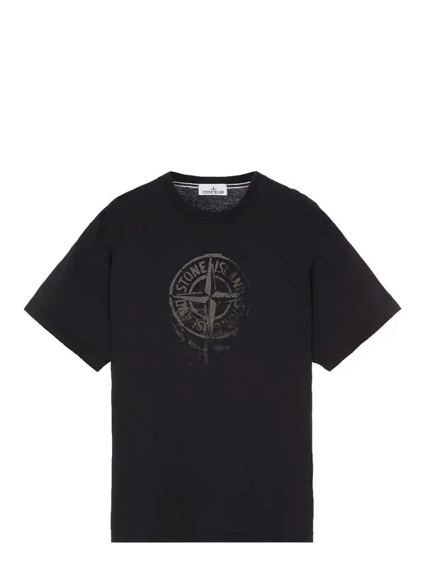 Stone Island Compass Tee - Black