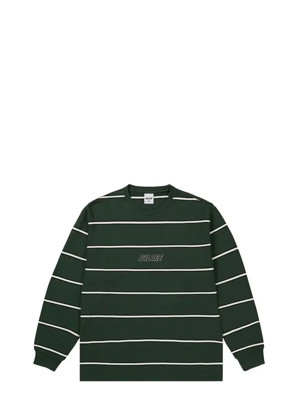 PALACE Duo Stripe Long-sleeve 'racey - Green