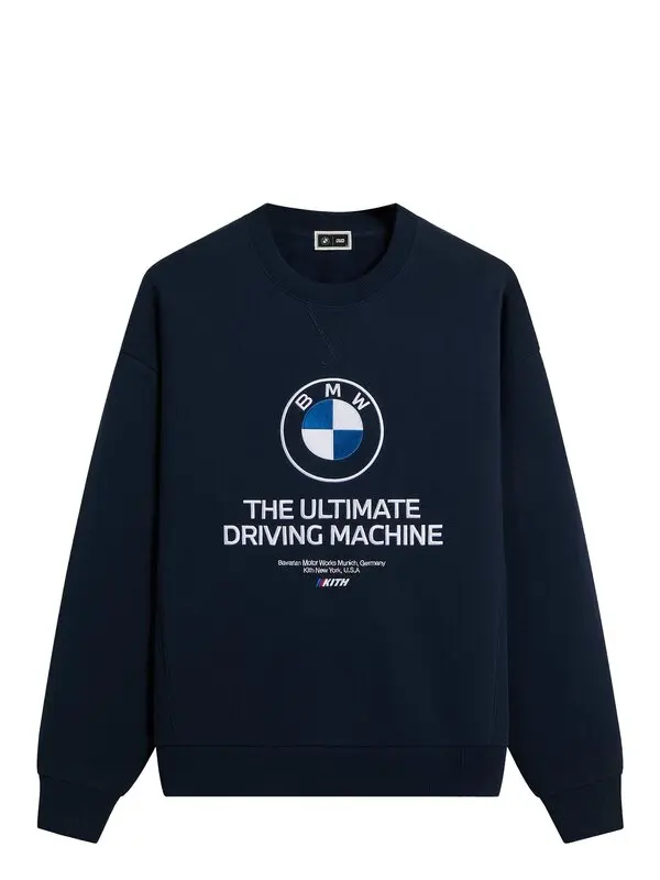 Kith For Bmw Quote Vintage Crewneck - Black
