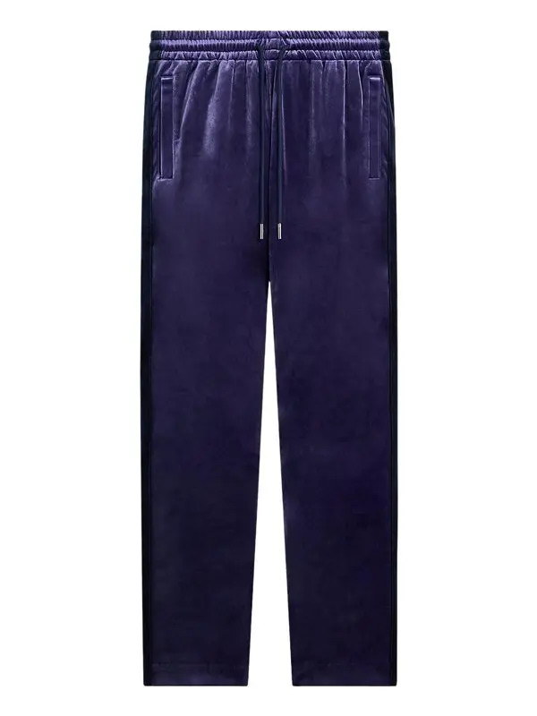 Kith For Bmw Velvet Damon Track Pant 'techno Violet - Blue