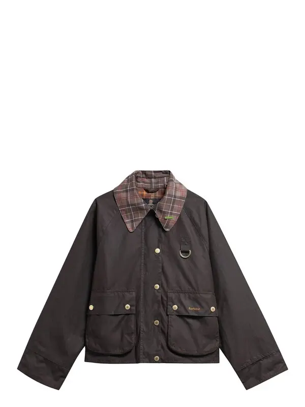 Barbour Icons Quilted Spey Wax 'rustic/muted - Brown