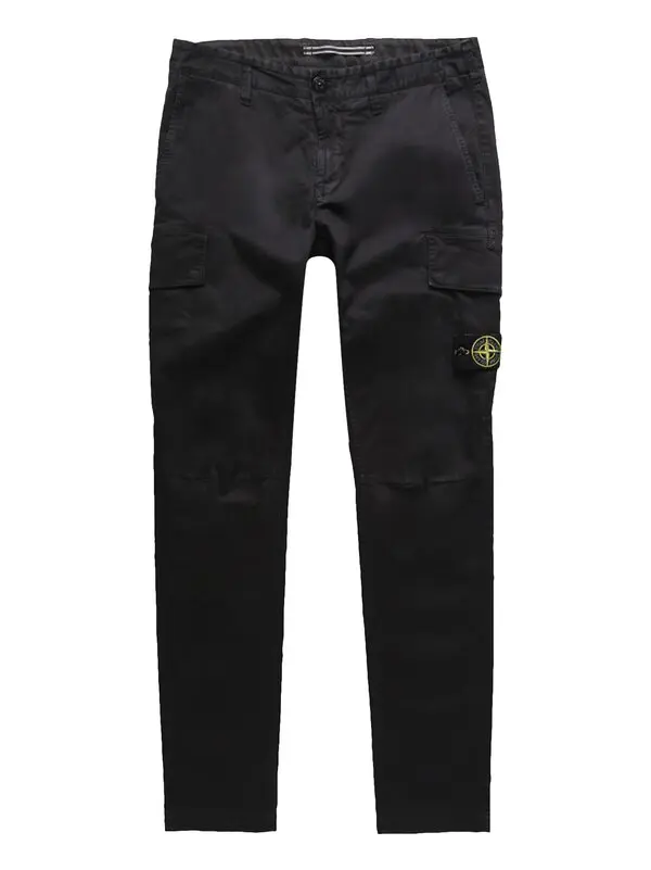 Stone Island Cargo Pants - Black