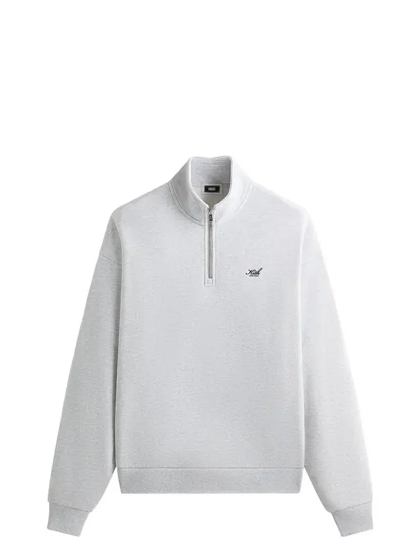 Kith Nelson Quarter Zip 'light Heather - Grey