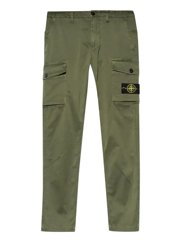 Stone Island Straight Leg Cargo Pants 'sage - Green