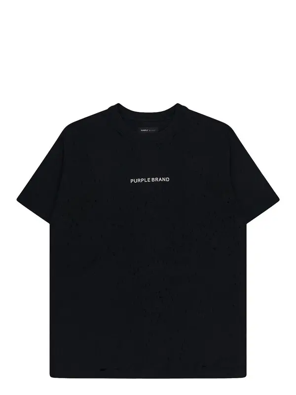 PURPLE BRAND Hwt Jersey Short-sleeve Tee - Black