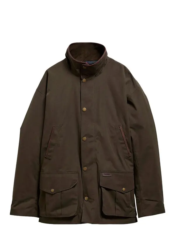Barbour Bromfield Waterproof Jacket 'dark Olive - Green