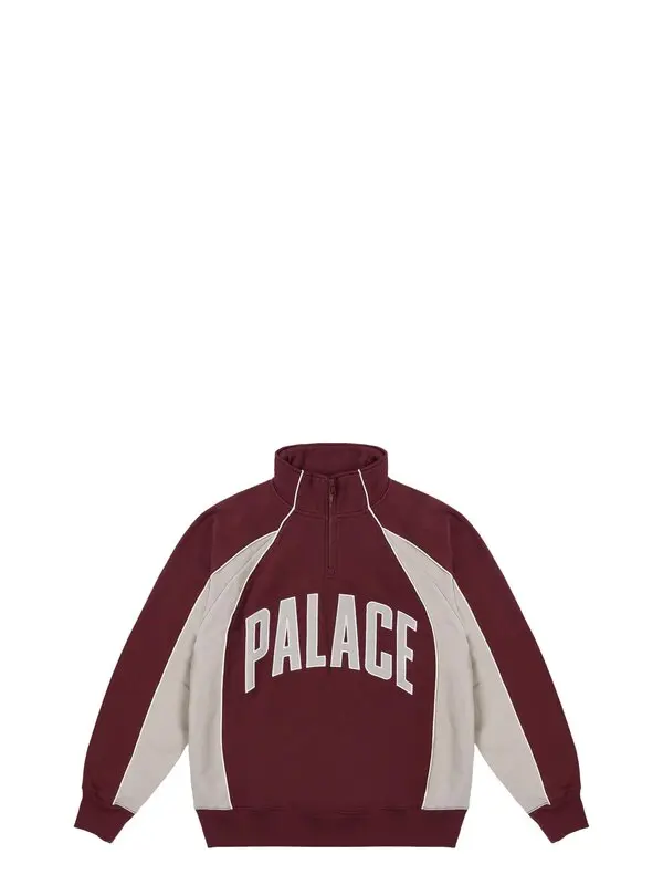 PALACE Courtside Zip 'tawny Port/concrete - Grey
