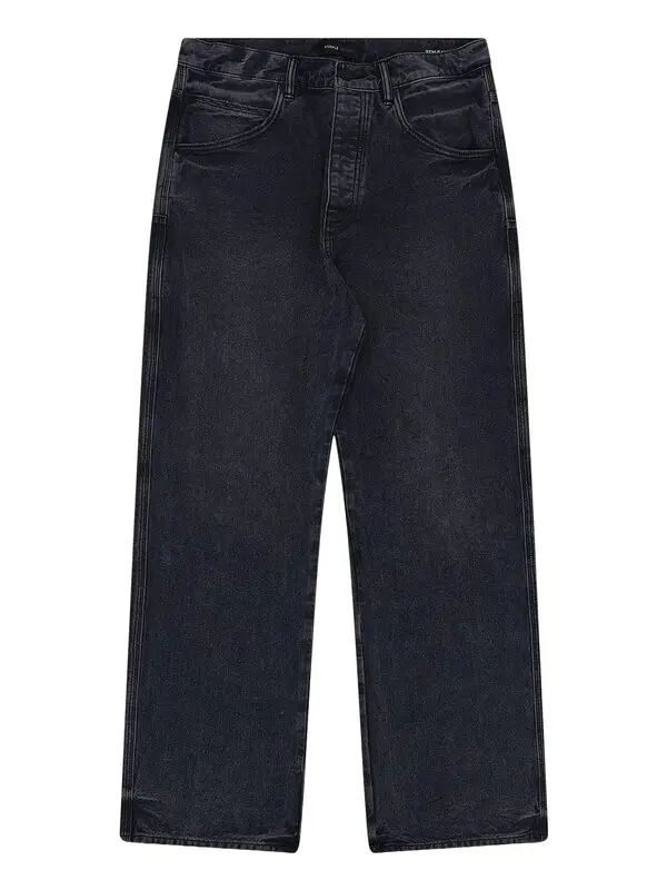 PURPLE BRAND Royalties Canvas Baggy Fit Jeans 'dark Indigo - Blue