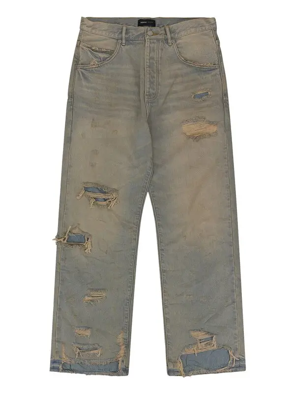 PURPLE BRAND Verditer Destroyed 'light Indigo - Blue