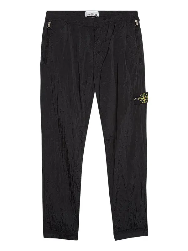 Stone Island Compass Motif Track Pants - Black