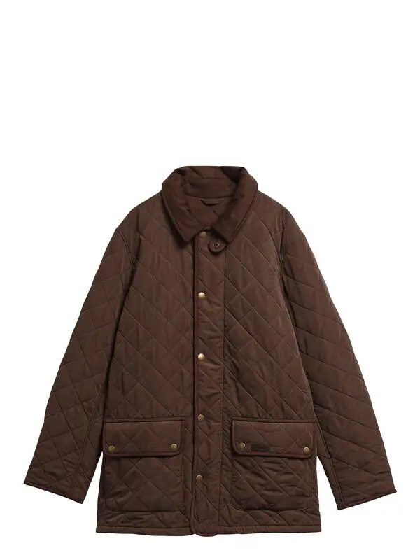 Barbour Thuirsby Polarquilt Jacket 'dark Olive - Green