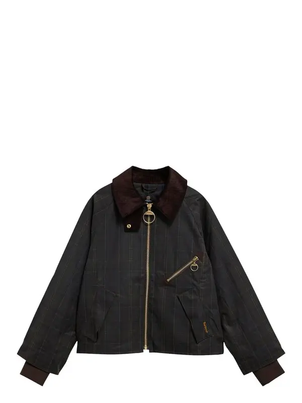 Barbour Arlene Checked Wax 'classic/shadow Classic - Tan