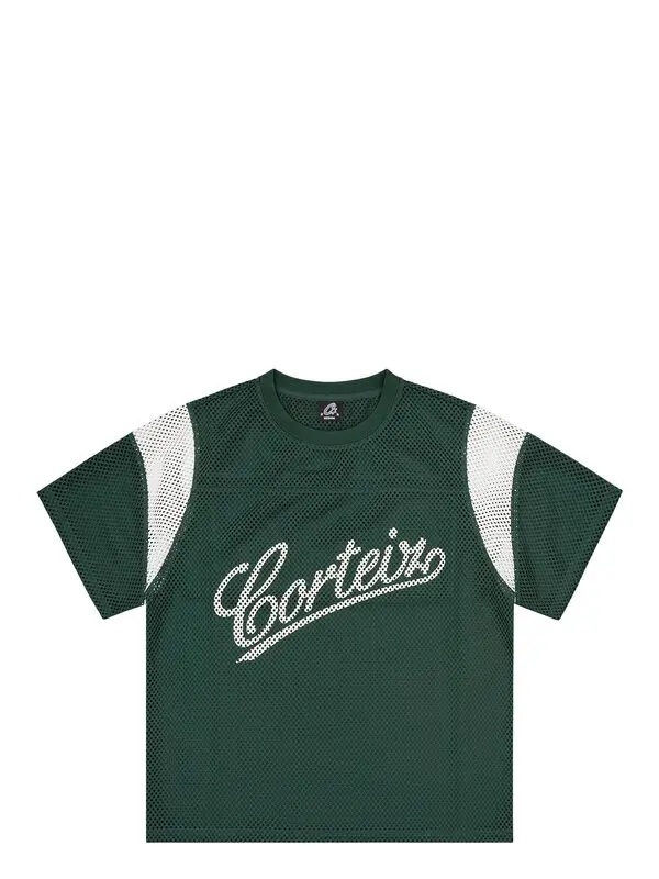 CORTEIZ Open Mesh Panel Jersey 'forest - Green