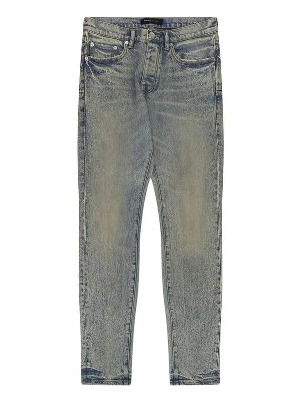 PURPLE BRAND Sunshine Coated Skinny Jeans 'light Indigo - Blue