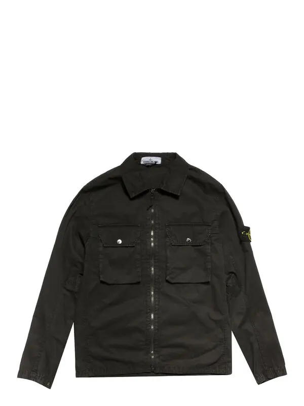 Stone Island 2 Pocket Shirt Jacket - Black