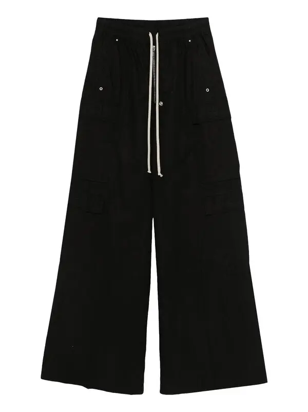 Rick Owens Double Cargo Jumbo Belas Pants - Black